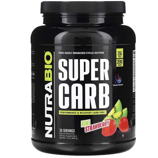 NutraBio Super Carb - Kiwi Strawberry - 840 grams - Gino's Nutrition Shoppe