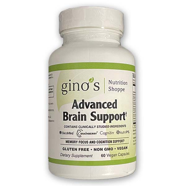 Gino's Nutrition Advanced Brain Support - 60 Capsules - Gino's Nutrition Shoppe