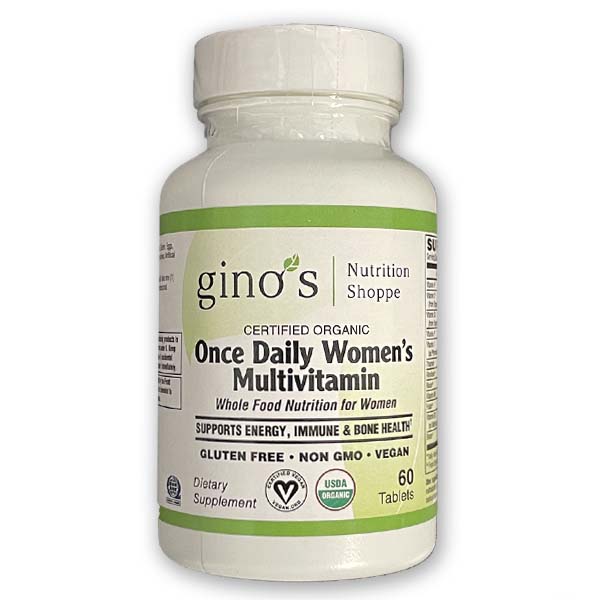 Gino's Nutrition Once Daily Women's Multivitamin - 60 Tablets - Gino's ...