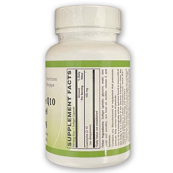 Gino's Nutrition CoEnzyme Q10 - 100 mg - 30 Softgels