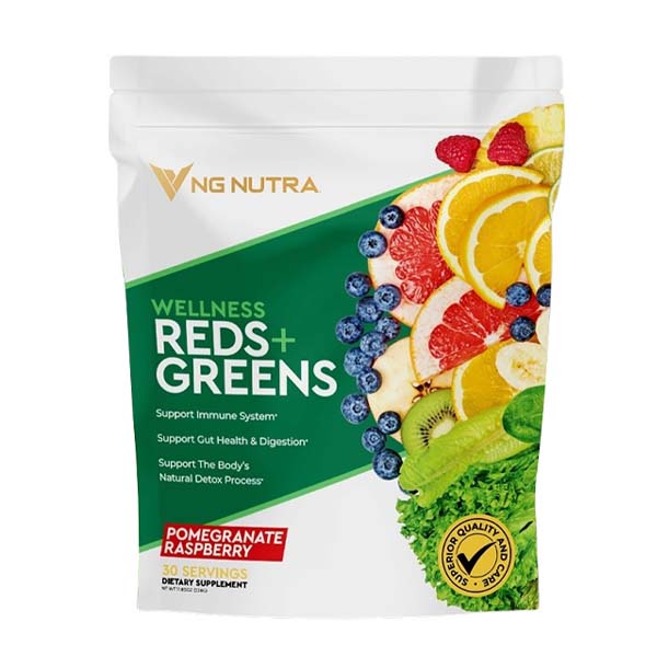 NG Nutra Wellness Reds + Greens - Pomegranate Raspberry - 30 Servings ...